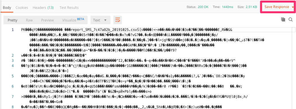 Create a CSV report using a graphical tool