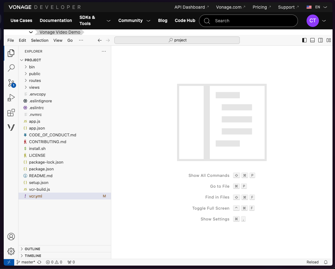 One-on-One Video with the Vonage Video API - API Use Case | Vonage API Documentation