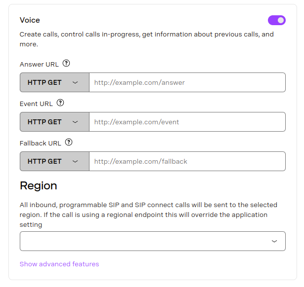 Getting Started With Voice Api Vonage Api Documentation