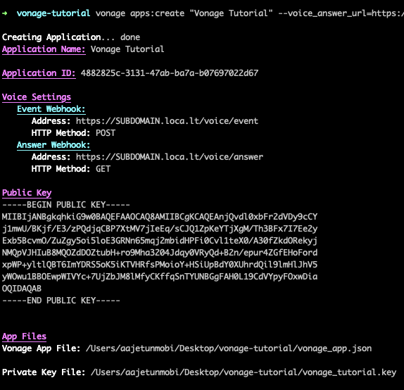 Making An App To App Voice Call