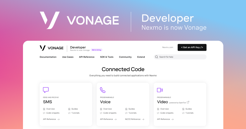 Sms Api Overview Send And Receive Text Messages Vonage Developer