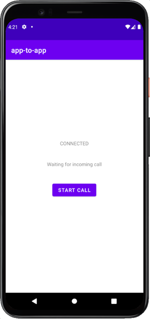 Making An App To App Voice Call
